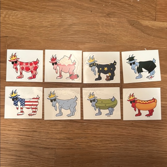 Goat Usa | Other | Goat Usa Sticker Bundle Set Of 8 | Poshmark